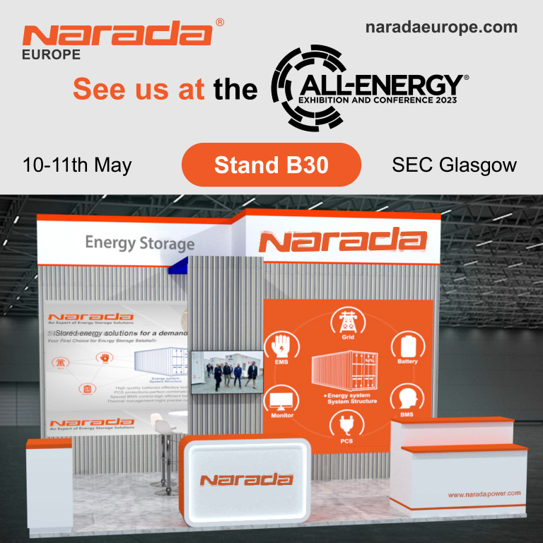 Meet us at the All-Energy Exhibition in Glasgow! - Narada Europe